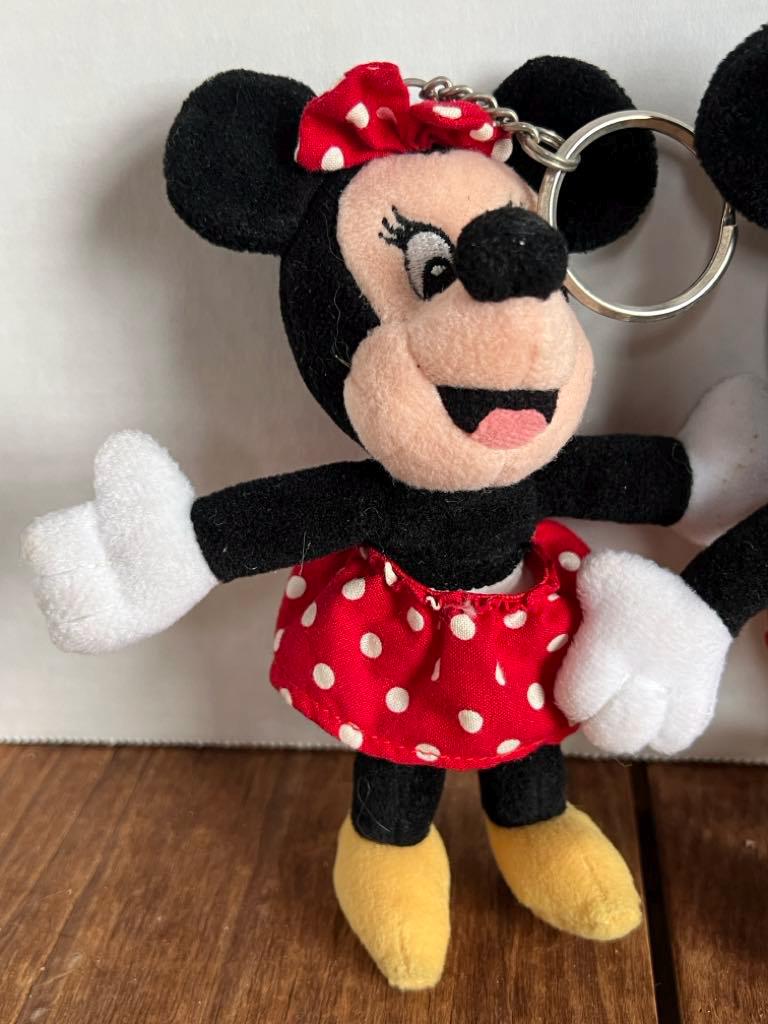 VTG Disney Mickey and Minnie Mouse Keychains Lot of 3 - Etsy