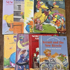 Sesame Street Starring Jim Hensons Muppets- Start to Read Book Lot ...