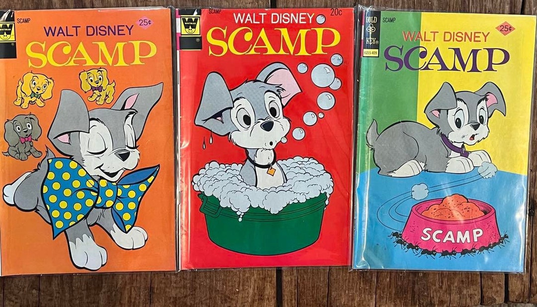 Walt Disney Scamp Comic Book Lot-lot of 3 - Etsy