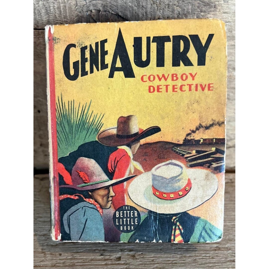 1940 Gene Autry Cowboy Detective Better Little Books #1444 - Etsy