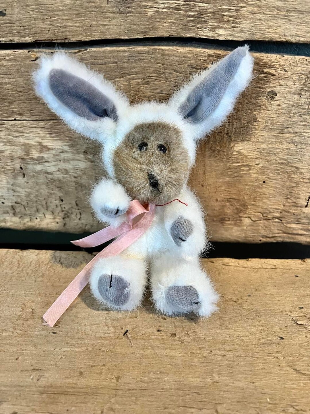 Boyds Bears Chan Bear in Bunny Suit Easter Plush 1990 Retired - Etsy