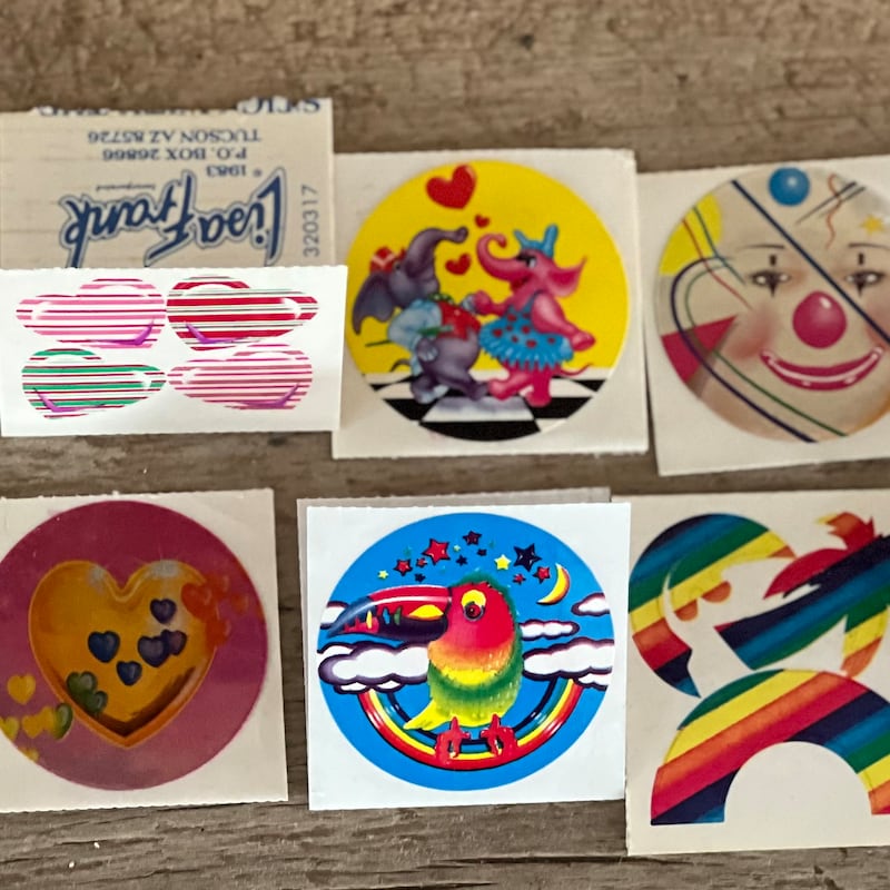 Lisa Frank Stickers - Etsy