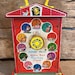 Fisher Price 1960s Music Box Teaching Learning Clock Pretend Play 998 ...
