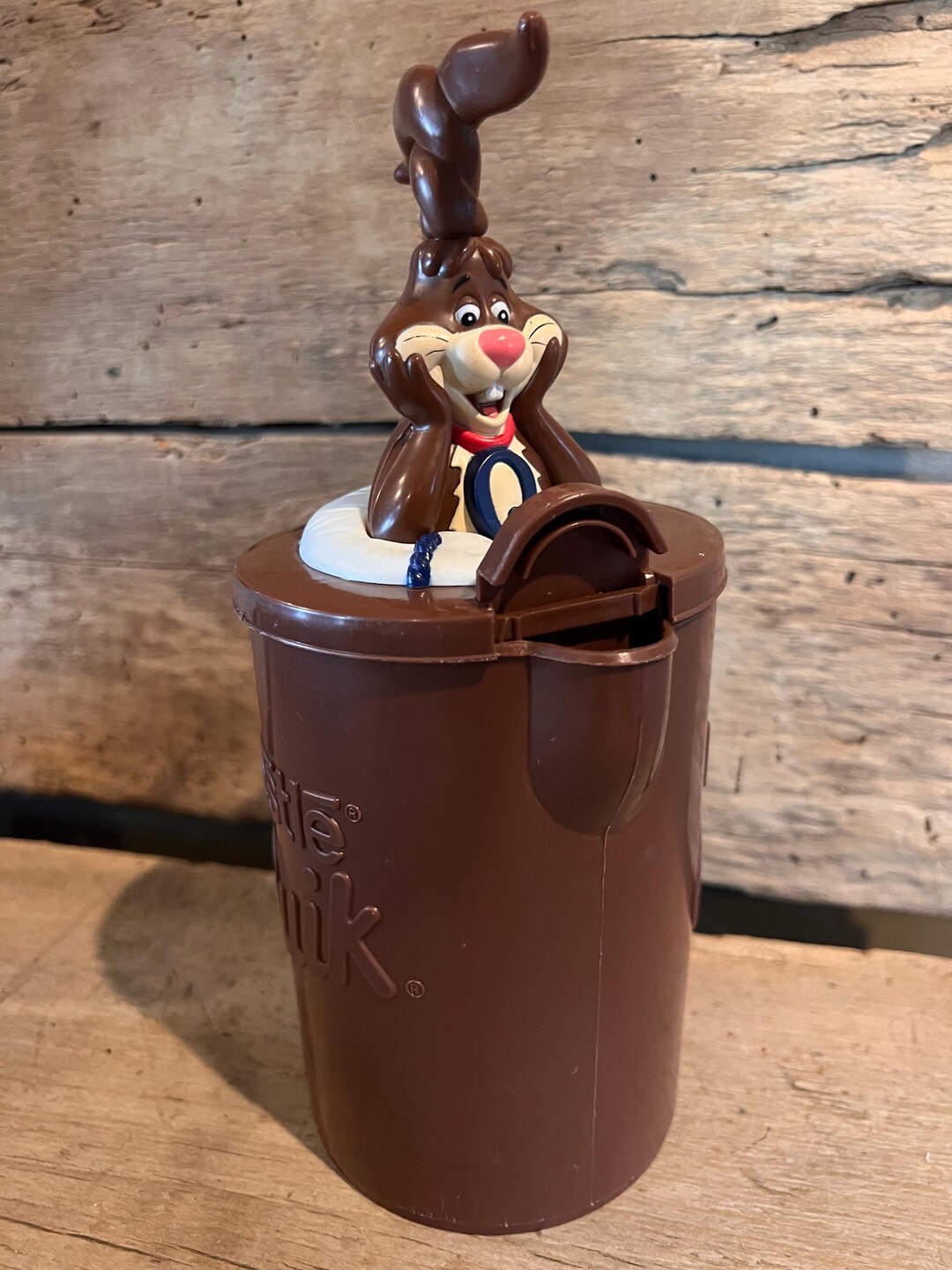 Vintage Plastic Nestle Quik Bunny Pitcher Chocolate Milk Mixer Brown - Etsy