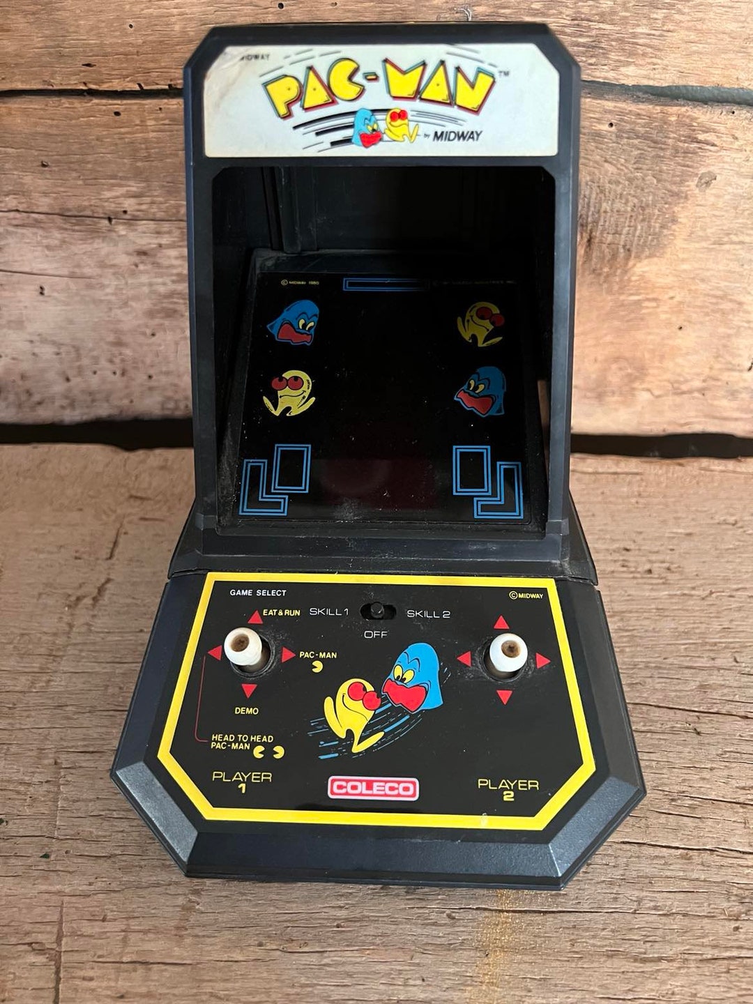 Vintage Coleco Pac-man Mini Arcade Game-working - Etsy