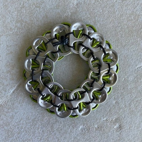 Recycled Soda Can Bracelets Pop Tab Bracelet|Eco Friendly Way To