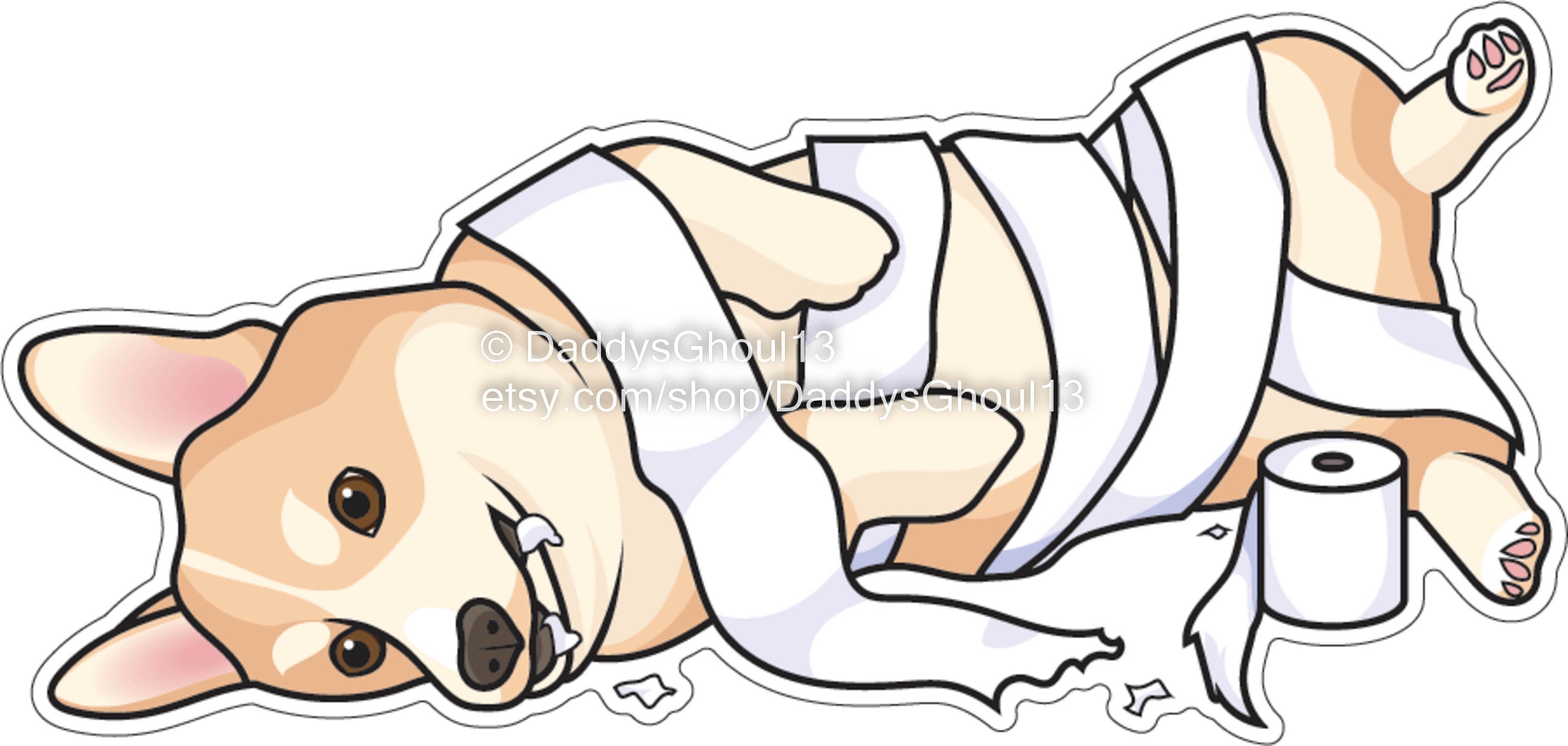 Monster Mash Sticker Pack! Full Set of Dogs in Halloween Costume ...