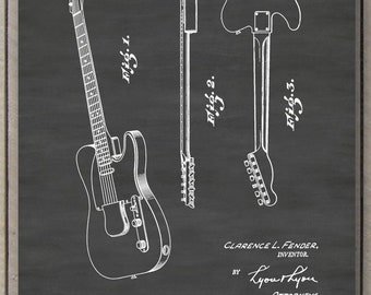 Clarence Fender Art - Etsy
