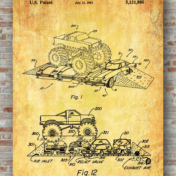 Monster Rally Print - Etsy