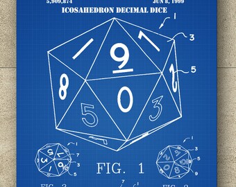 D20 Dice Decor - Etsy