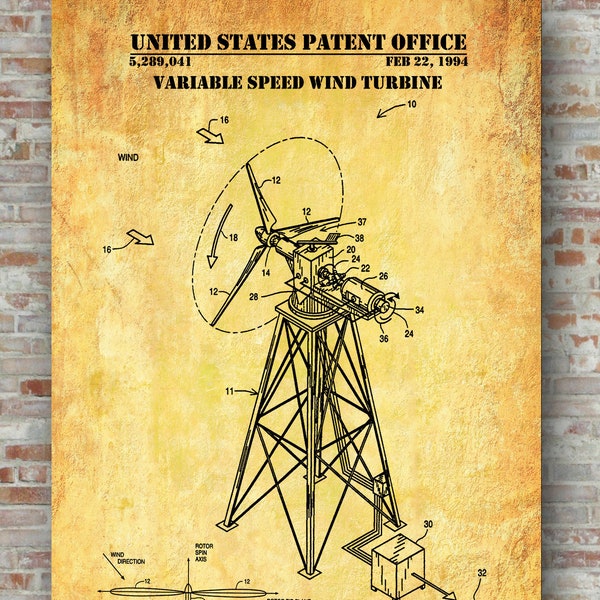 Wind Energy Print - Etsy