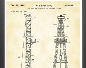 old oil well Photo drill drilling rig derrick gushing oil