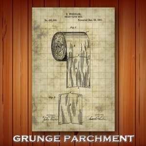 1891 Toilet Paper Poster Toilet Paper Print Bathroom Humor - Etsy