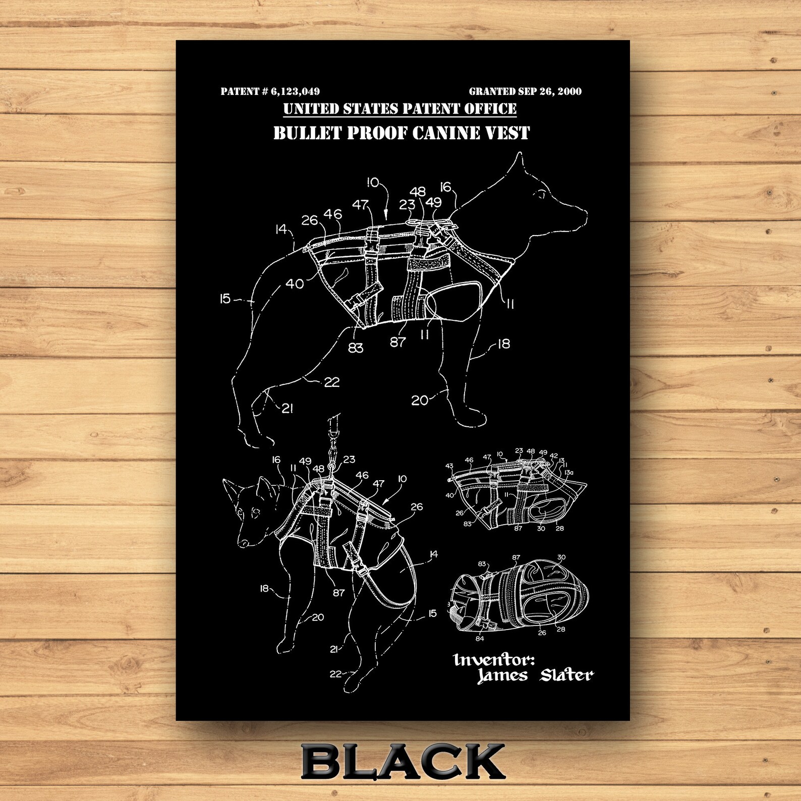 K9 Bullet Proof Vest Patent Print Canine Bulletproof Vest - Etsy