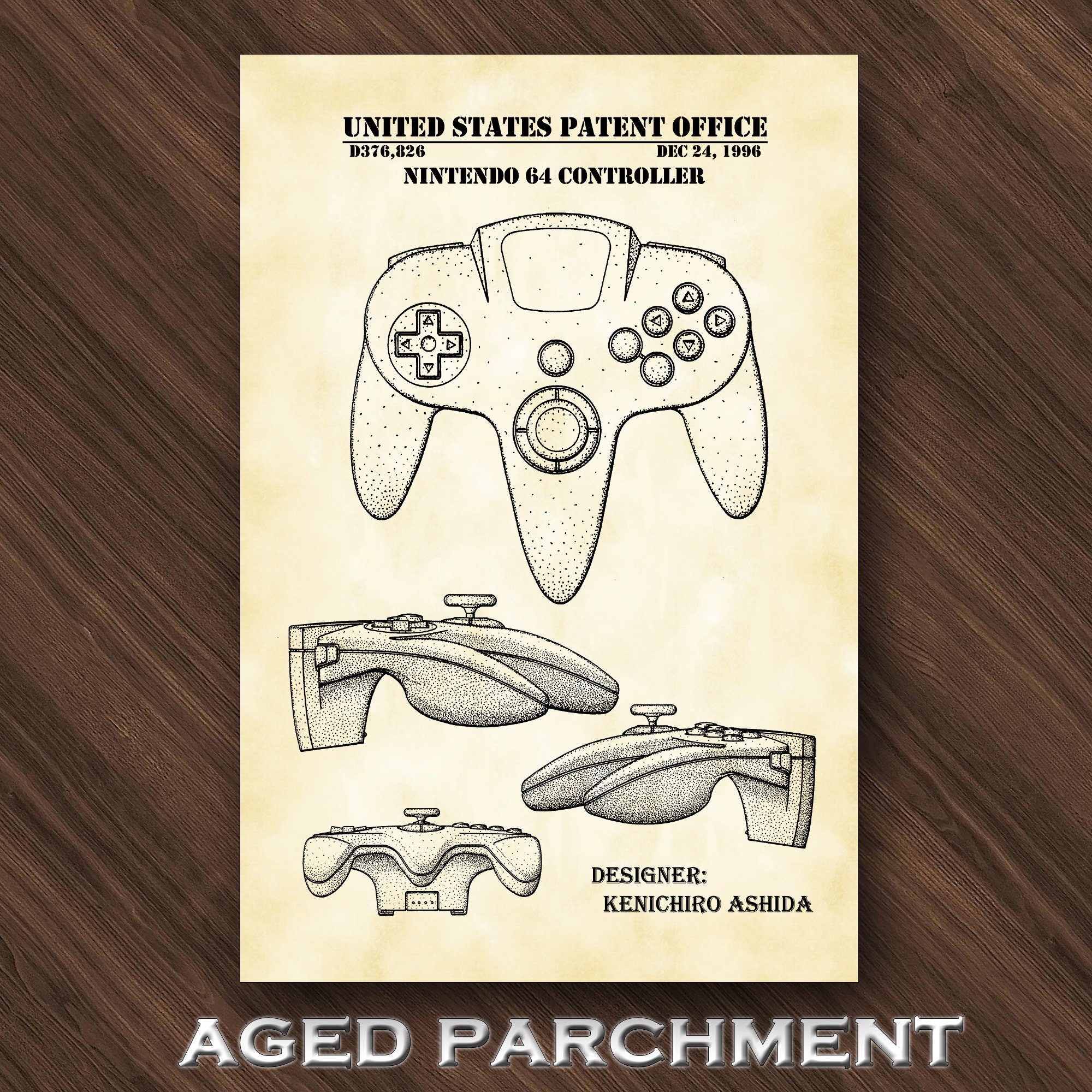 Nintendo 64 Controller Layout
