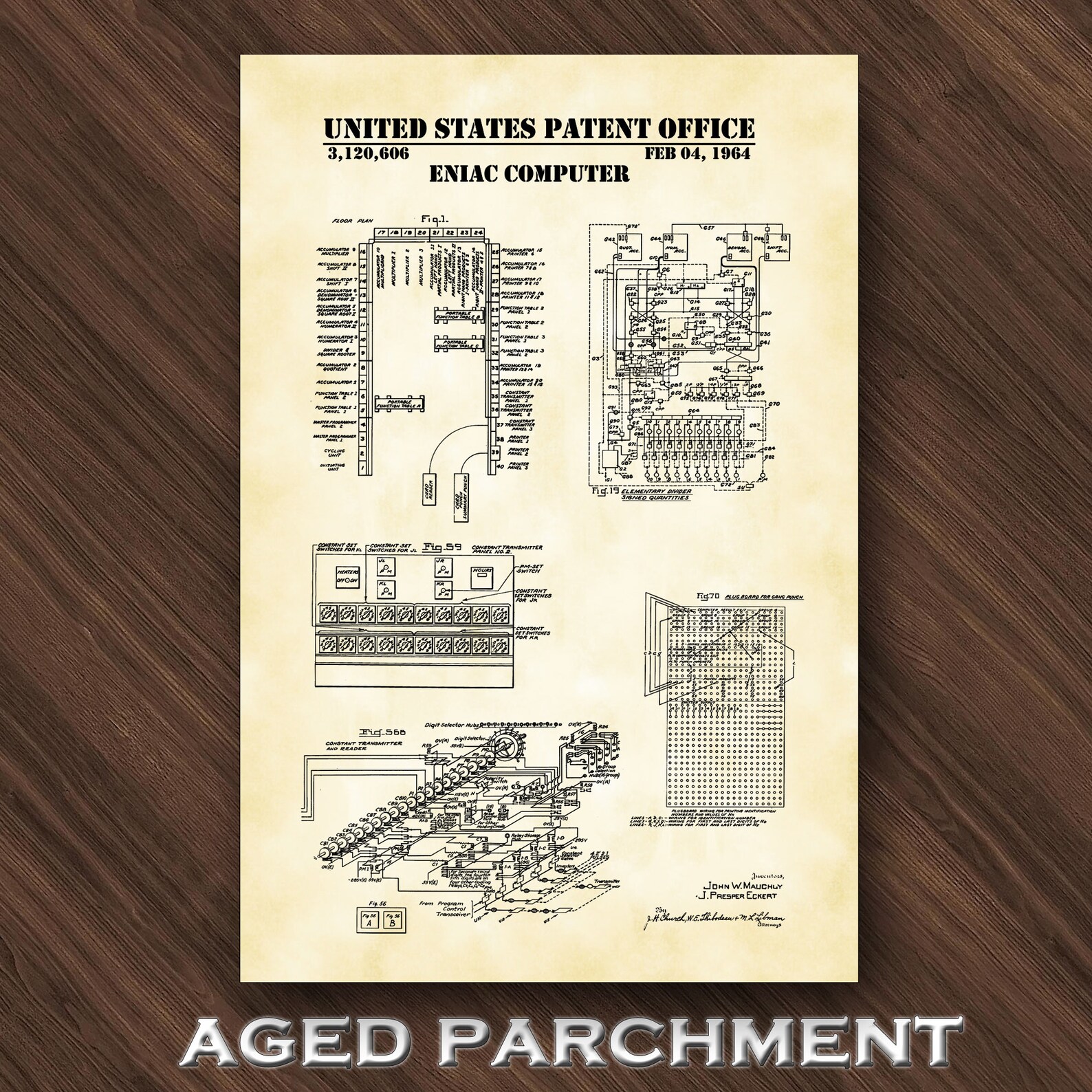 ENIAC Computer Patent ENIAC Poster ENIAC Print Computer - Etsy