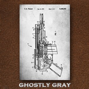 1995 M-16 Rifle Patent M16 Print Assault Rifle Poster - Etsy