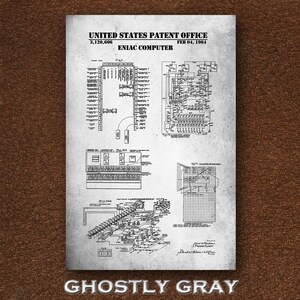 ENIAC Computer Patent ENIAC Poster ENIAC Print Computer - Etsy
