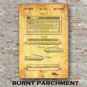 Commodore 64 Patent Print, Commodore Computer Poster, Commodore 64 Art ...