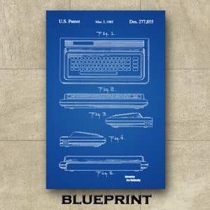 Commodore 64 Patent Print, Commodore Computer Poster, Commodore 64 Art ...
