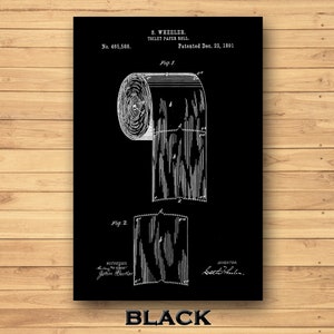 1891 Toilet Paper Poster Toilet Paper Print Bathroom Humor - Etsy