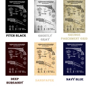 Colt Firearms Patent Print Set of 4 Colt Revolvers Poster - Etsy