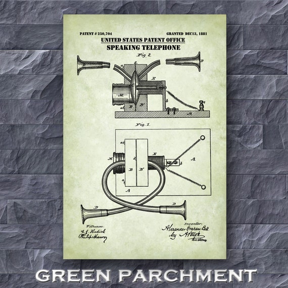 The First Telephone Diagram