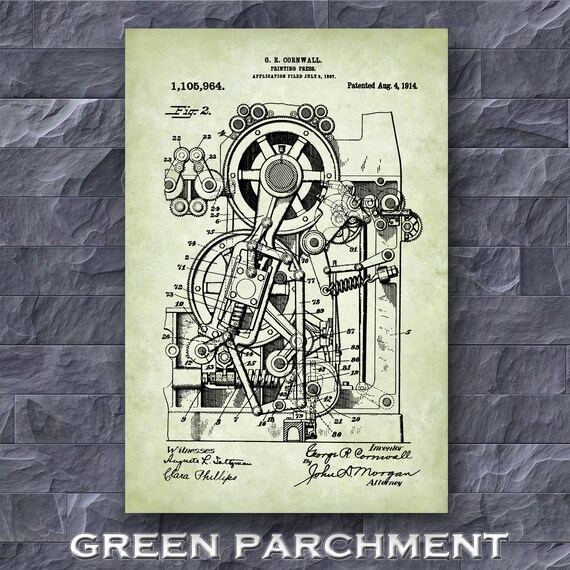 Gutenberg Press Poster