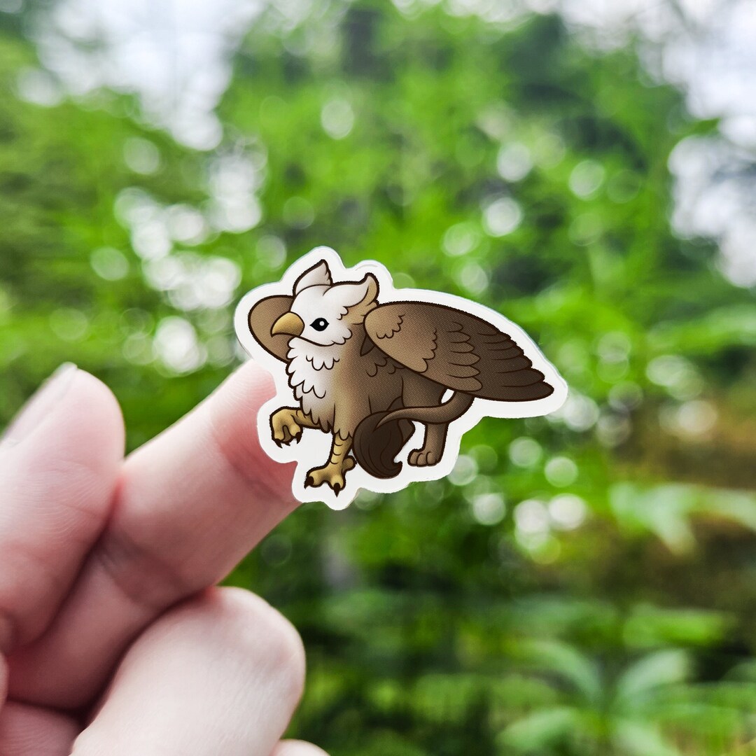Vinyl Sticker - Tiny Gryphon - Etsy