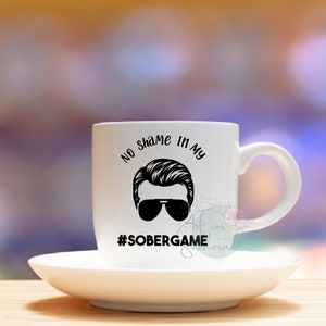 No Shame in My Sober Game, Sublimation Design, Digital File, Iron On ...