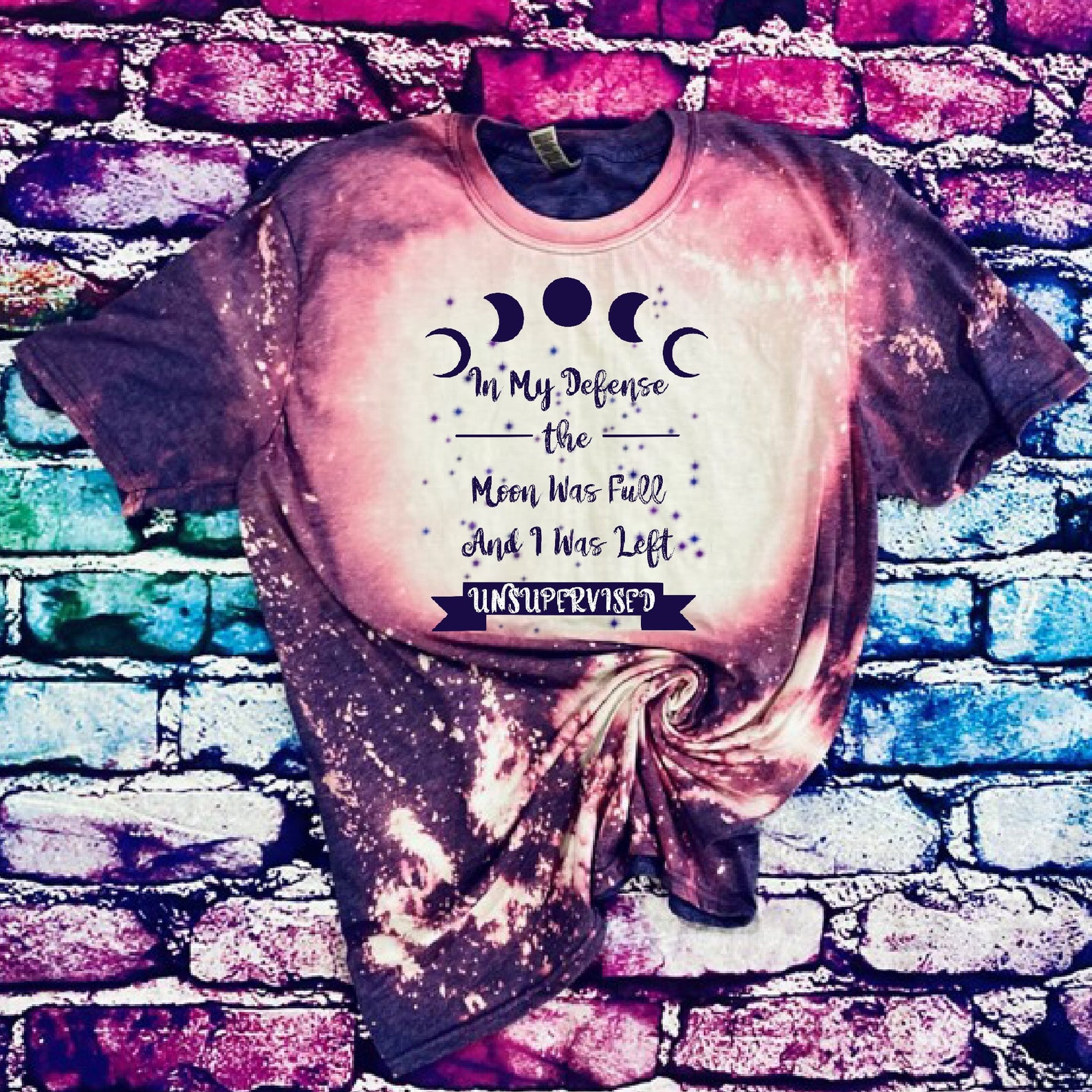 In My Defense the Moon Was Full and I Was Left Unsupervised - Etsy