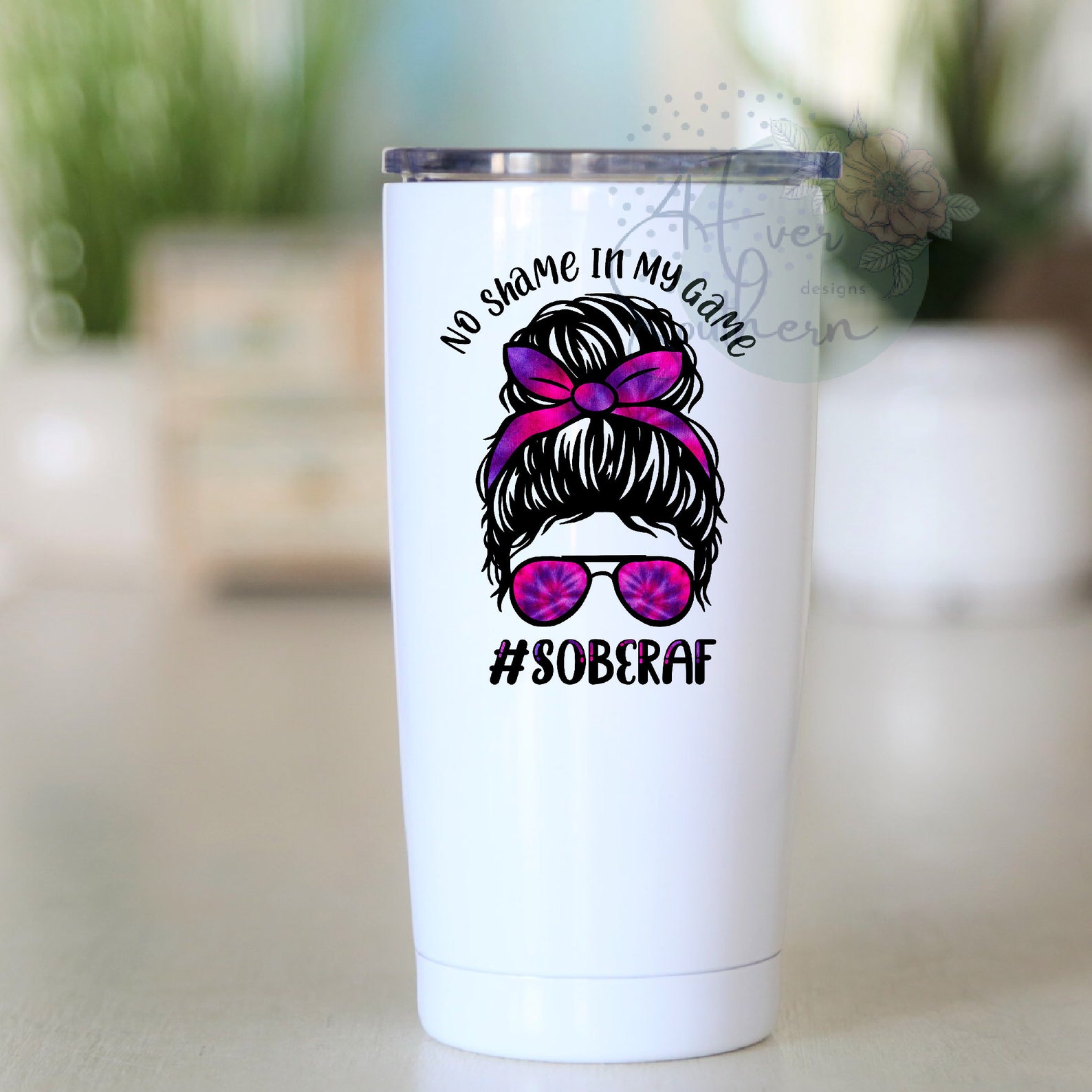 No Shame in My Game Sober AF, Tie Dye, Sublimation Design, Digital File ...