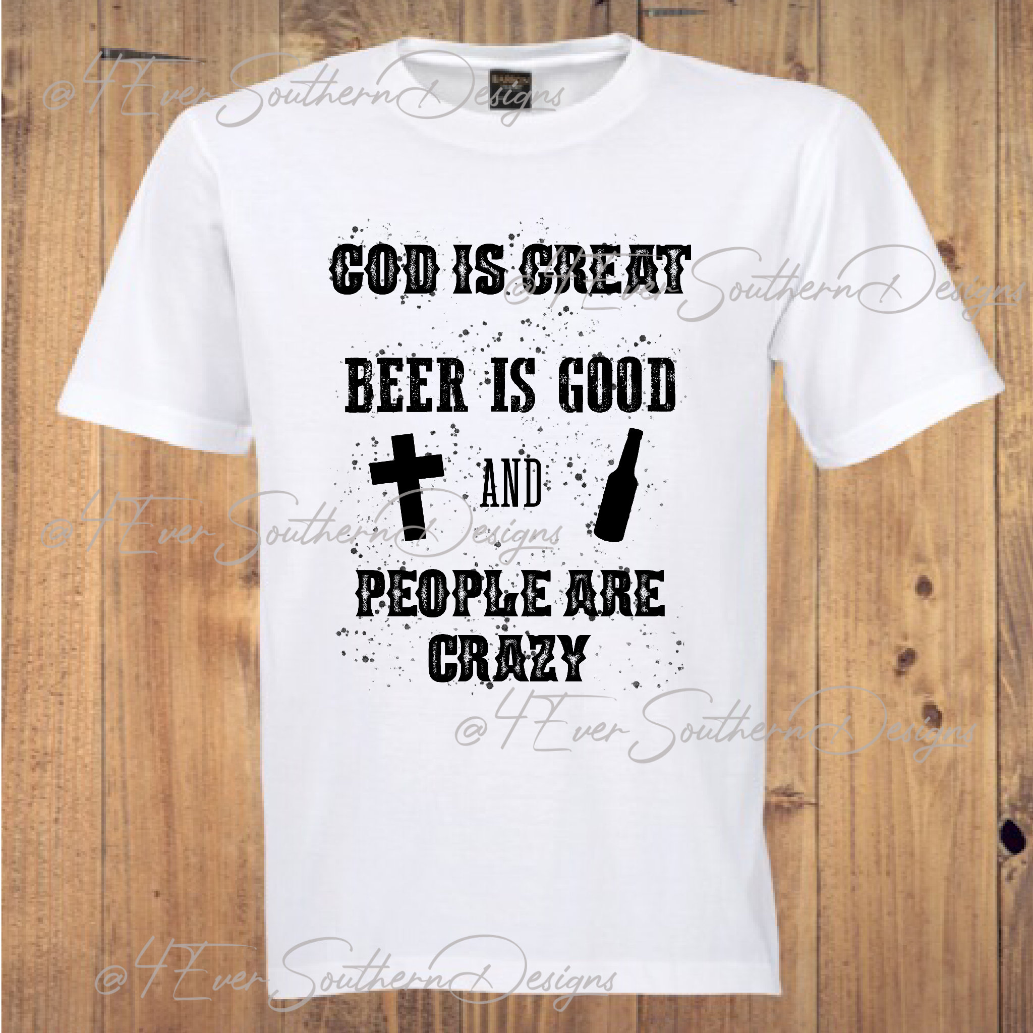 God is Great Beer is Good & People are Crazy Country Music | Etsy