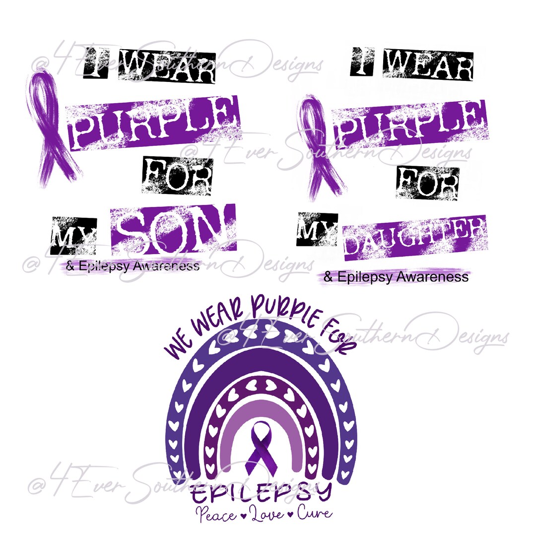 Epilepsy Awareness Bundle Digital File Sublimation Design Shirt ...