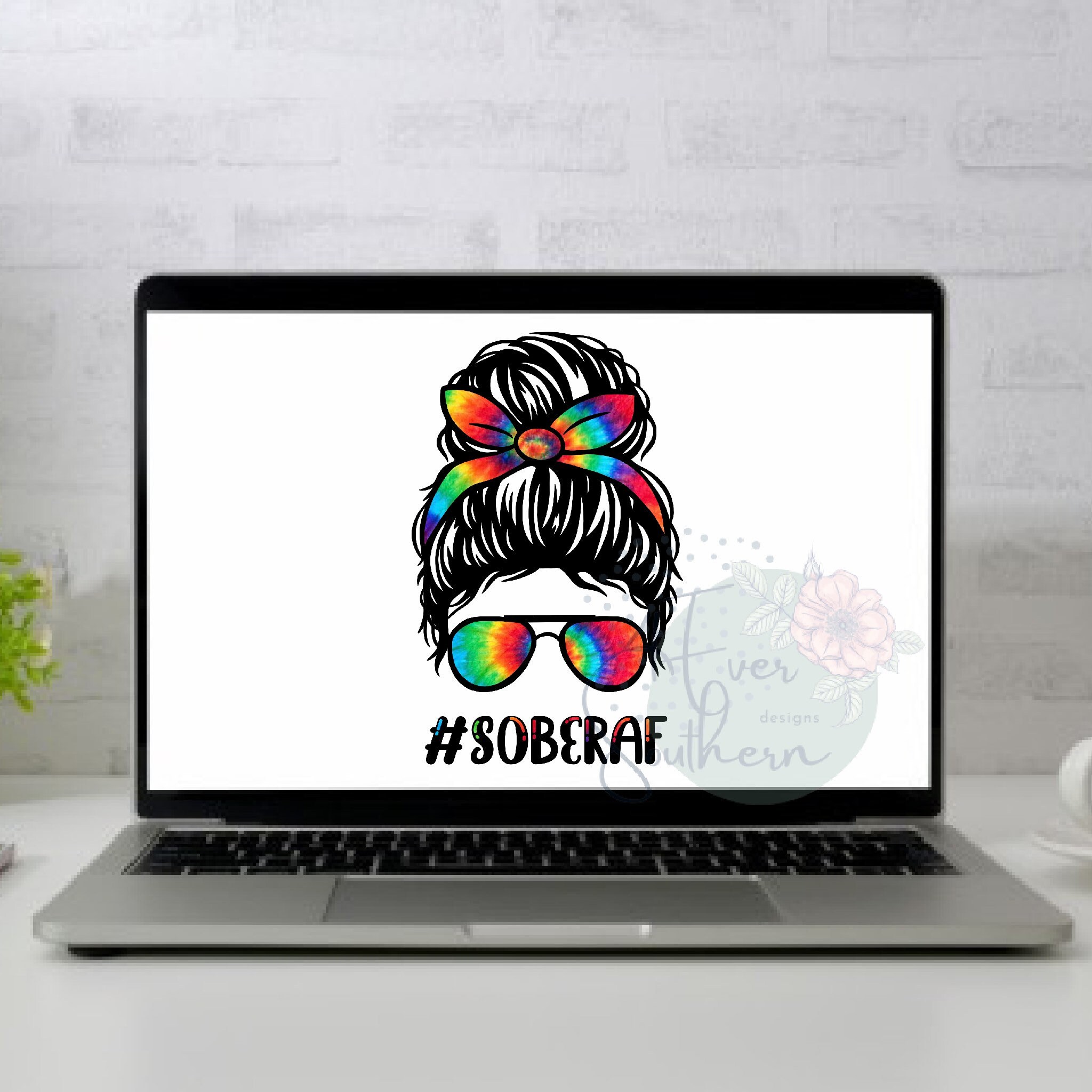 Sober AF Tie Dye Sublimation Transfer Ready to Press Iron - Etsy