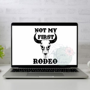 Not My Rodeo, Longhorn Skull, Sublimation Design, Digital File, Iron On ...