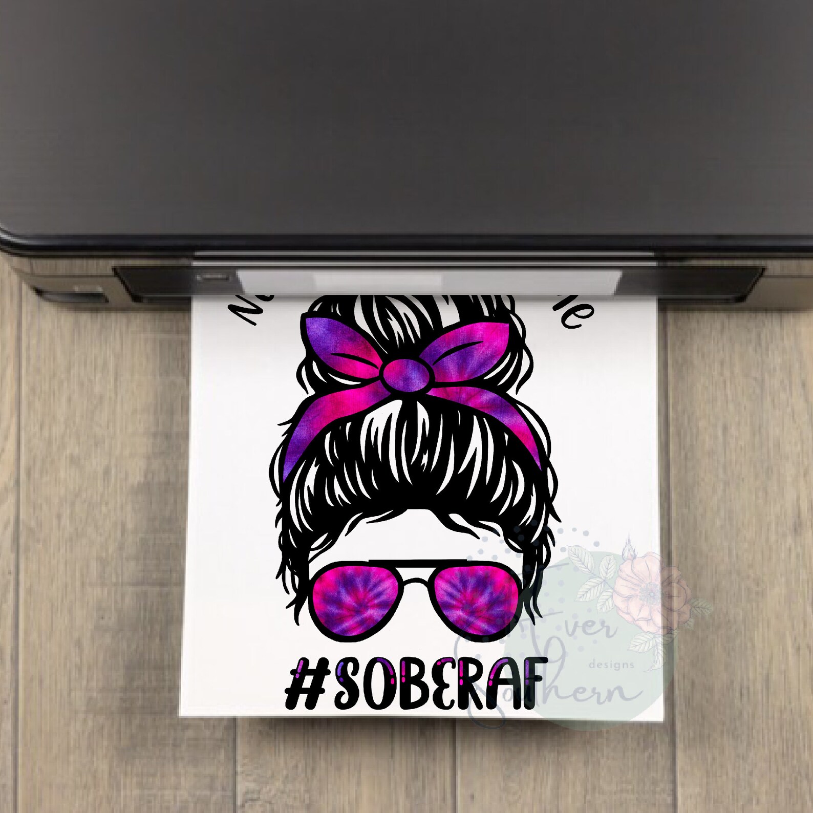 No Shame in My Game Sober AF, Tie Dye, Sublimation Design, Digital File ...