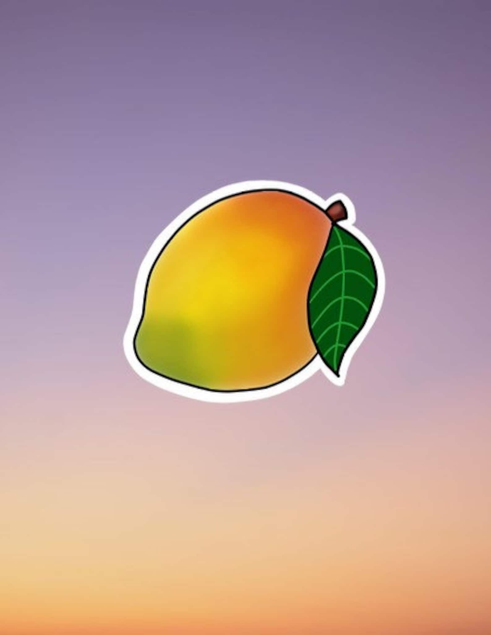 Mango Sticker Fruit Die-cut Waterproof | Etsy