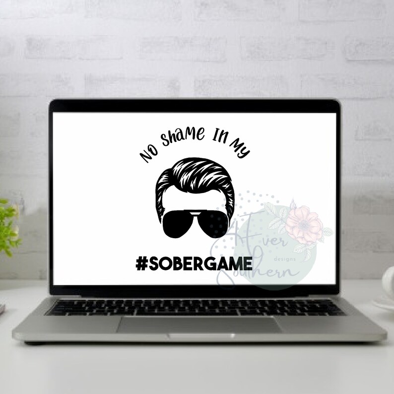 No Shame in My Sober Game Sublimation Design Digital File - Etsy