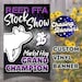 Livestock Show Vinyl Custom Banner Stock Show Award Stall Sign Prize ...