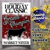 Livestock Show Vinyl Custom Banner Stock Show Christmas Holiday Award ...
