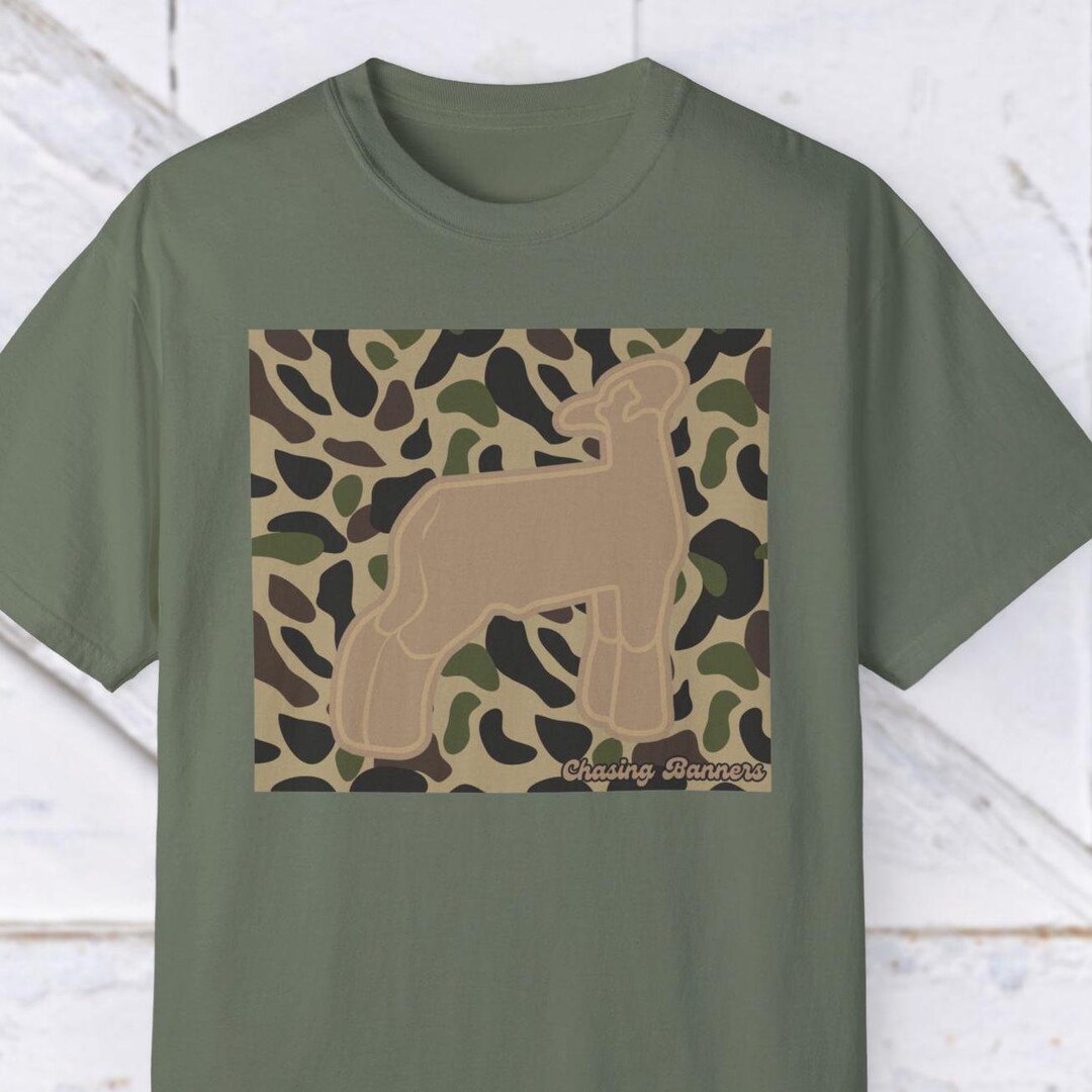 Lamb Sheep Camo Stock Show T Shirt Livestock FFA 4-H Tee - Etsy
