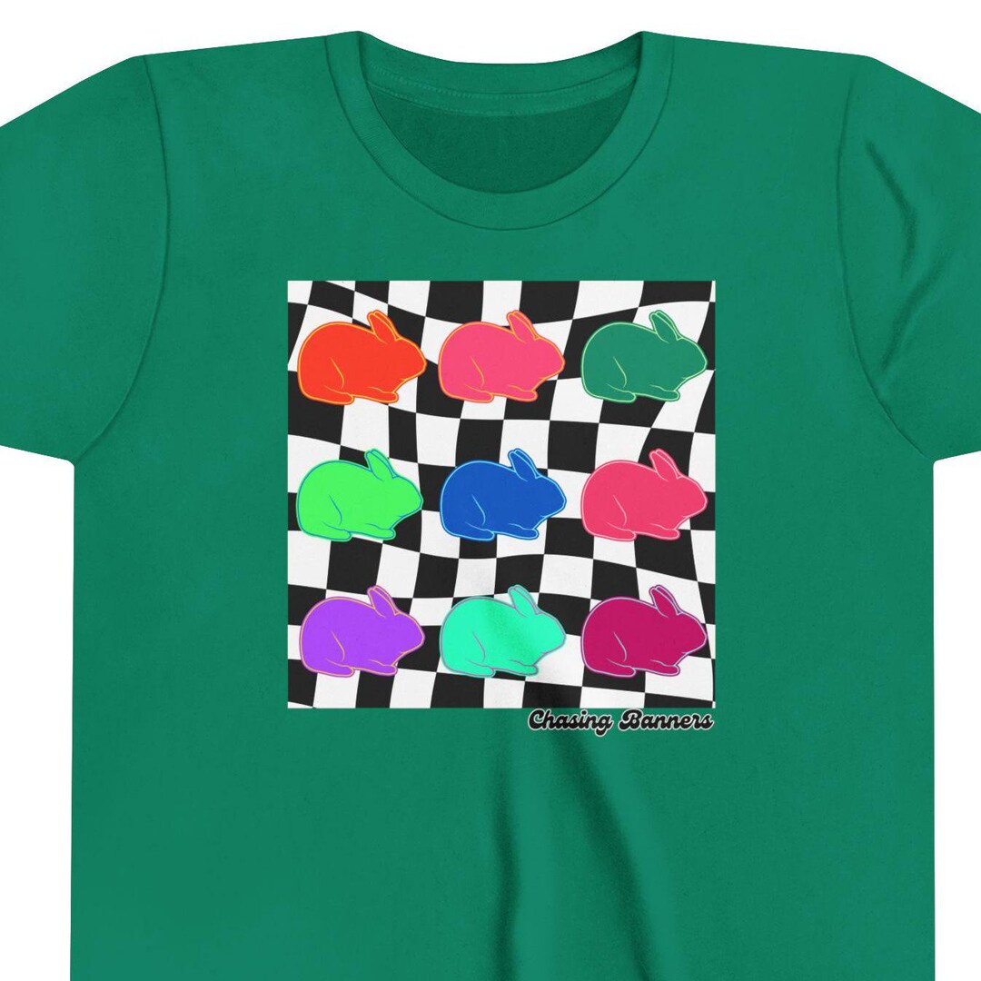 Kids Rabbit Bunny Neon Stock Show T Shirt Livestock Show Meat FFA 4-H ...