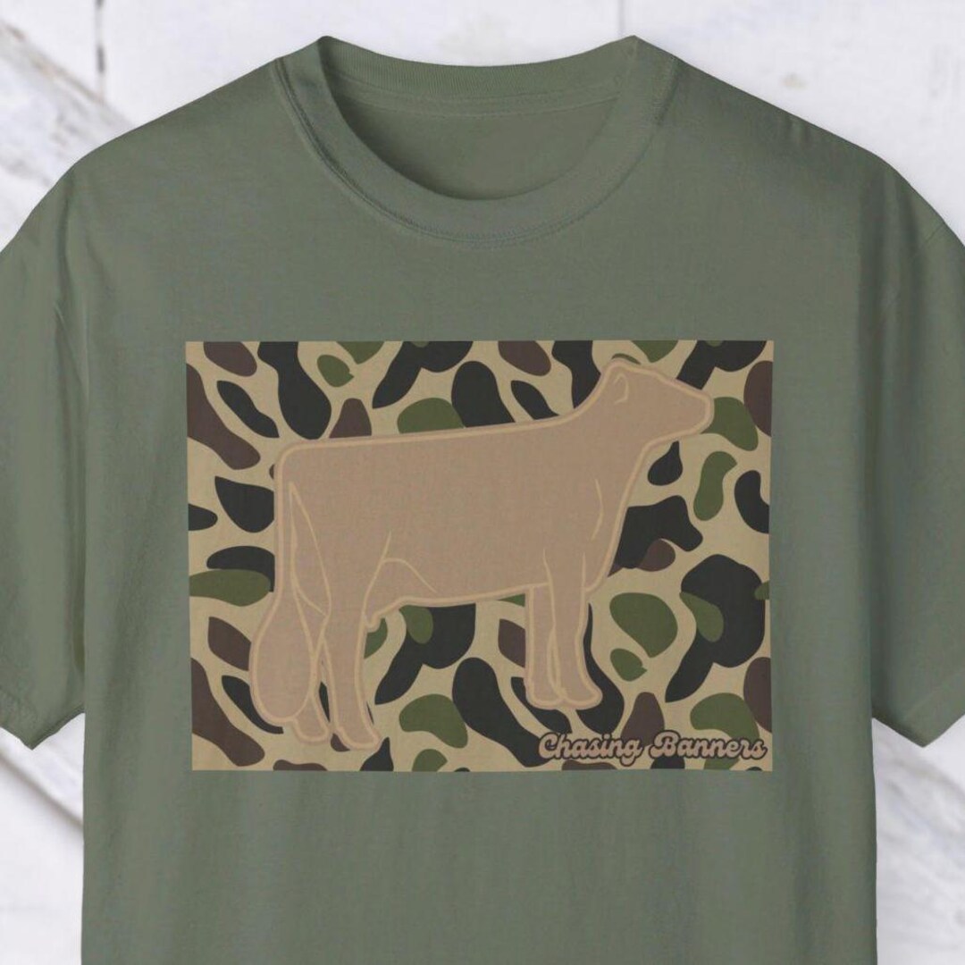 Dairy Cow Camo Stock Show T Shirt Milk Livestock FFA 4-H Tee - Etsy
