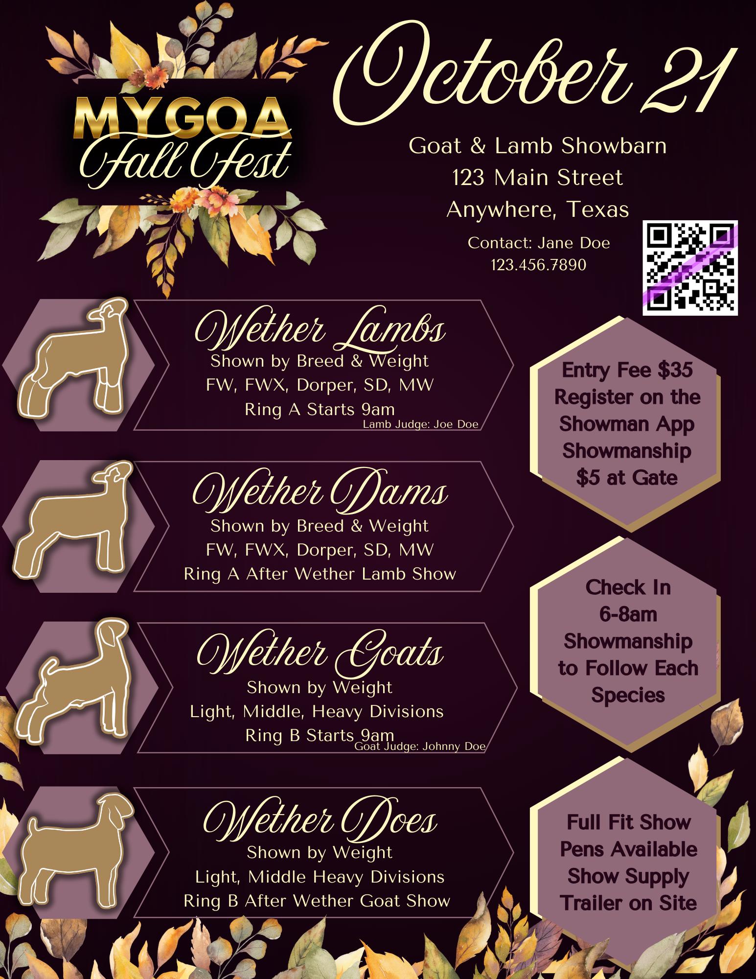 Customized Flyer Design Stock Show | Livestock Sign Jackpot Fair Steer ...
