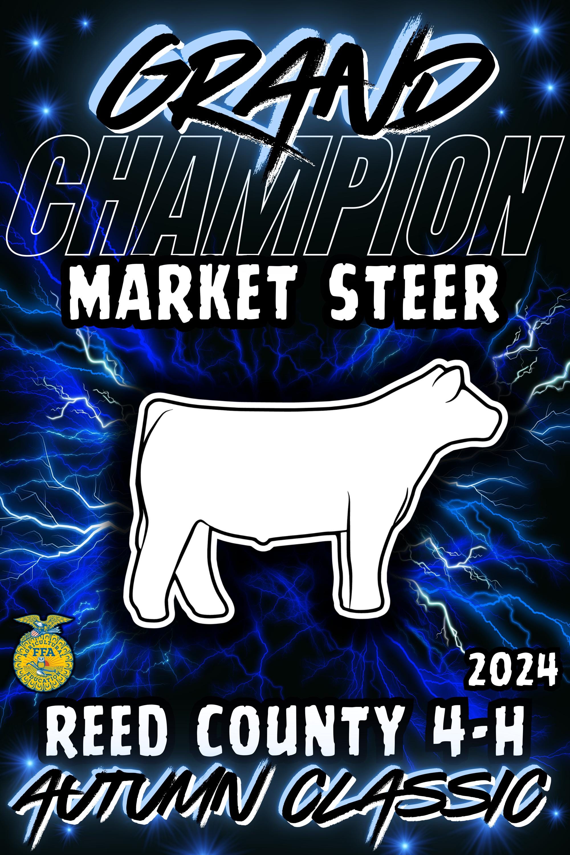 Custom Vinyl Design Stock Show Banner | Steer, Heifer, Goat, Lamb, Pig ...