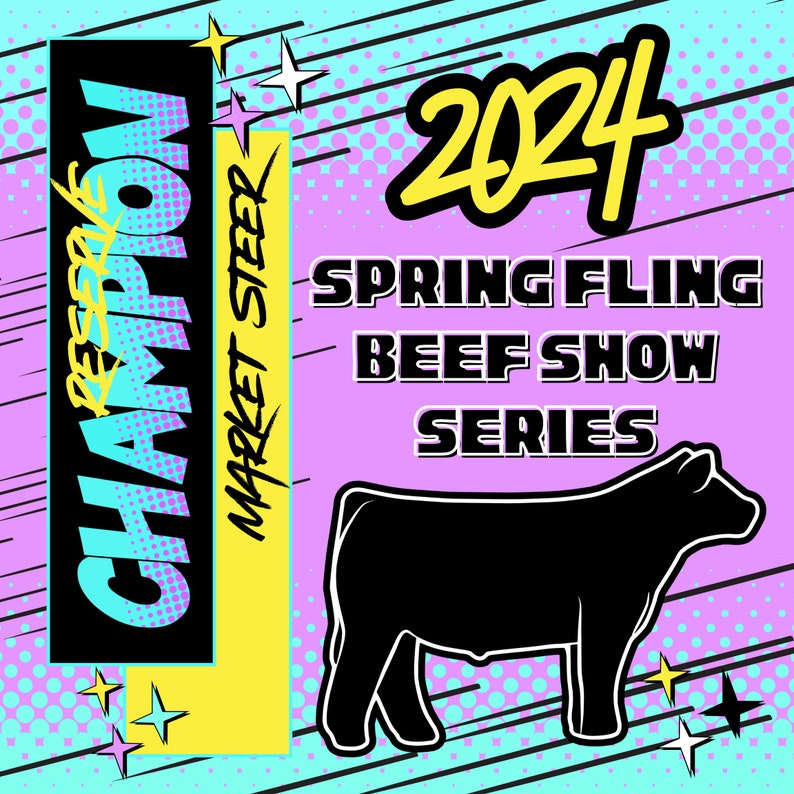 Stock Show Banner Canva Template Steer, Heifer, Goat, Lamb, Pig, Sheep ...