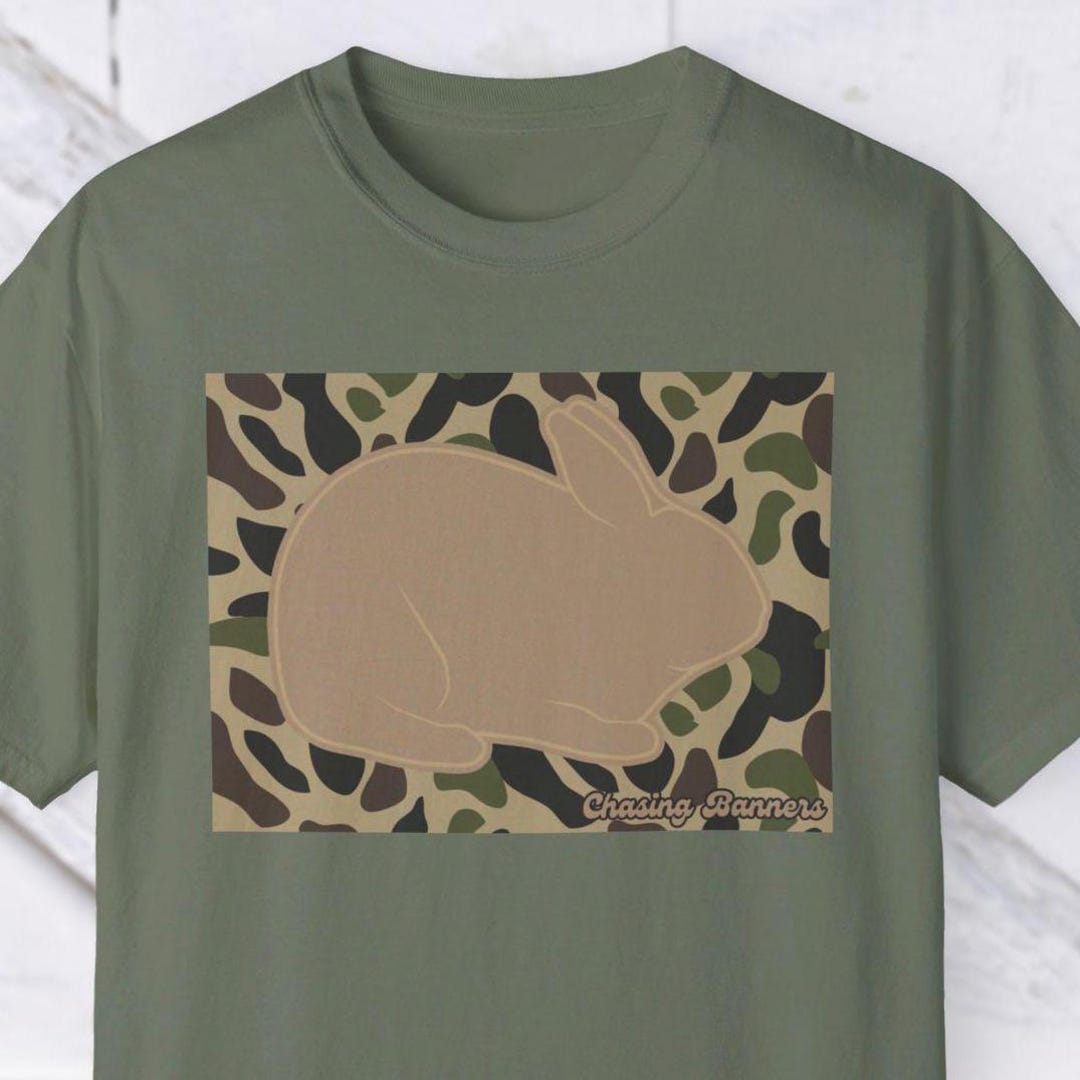 Rabbit Bunny Camo Stock Show Fryer T Shirt Livestock FFA 4-H Tee - Etsy