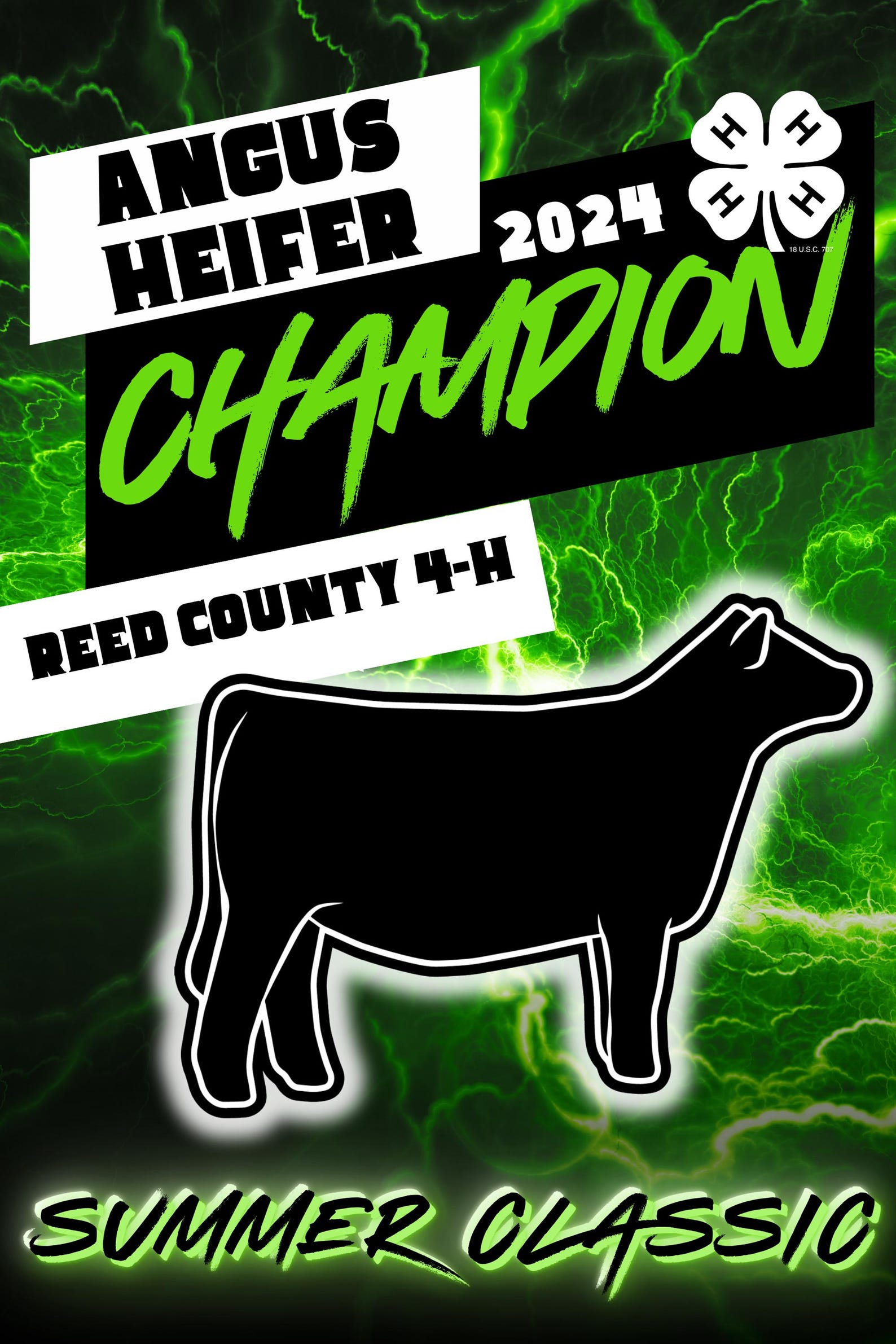 Custom Vinyl Design Stock Show Banner | Steer, Heifer, Goat, Lamb, Pig ...