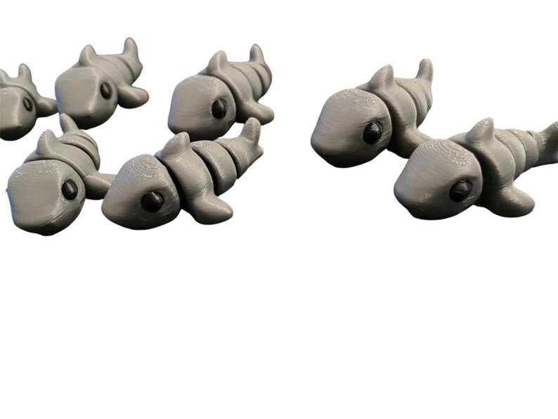 25 Flexi Articulated Sharks tiny 3D Printed Fidget Toy-great Gift-team Mascot - Etsy